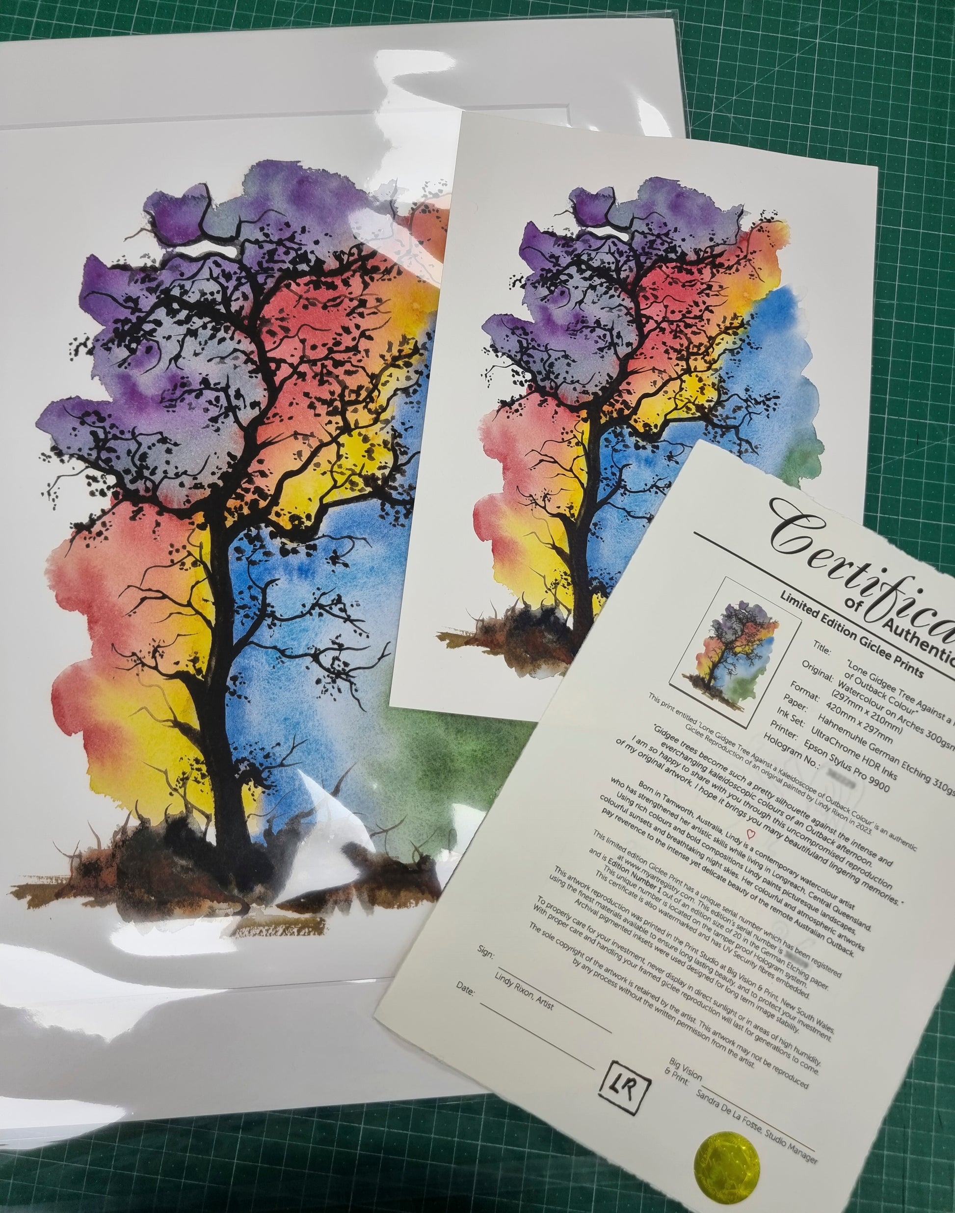 Limited Edition Giclee Print – Outback Watercolours